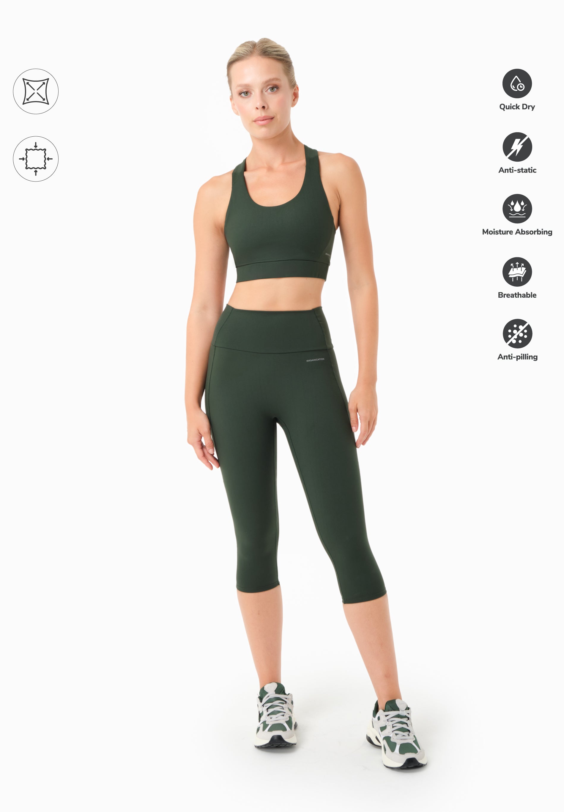 LAILLA | Capri-Leggings aus recyceltem Polyamid